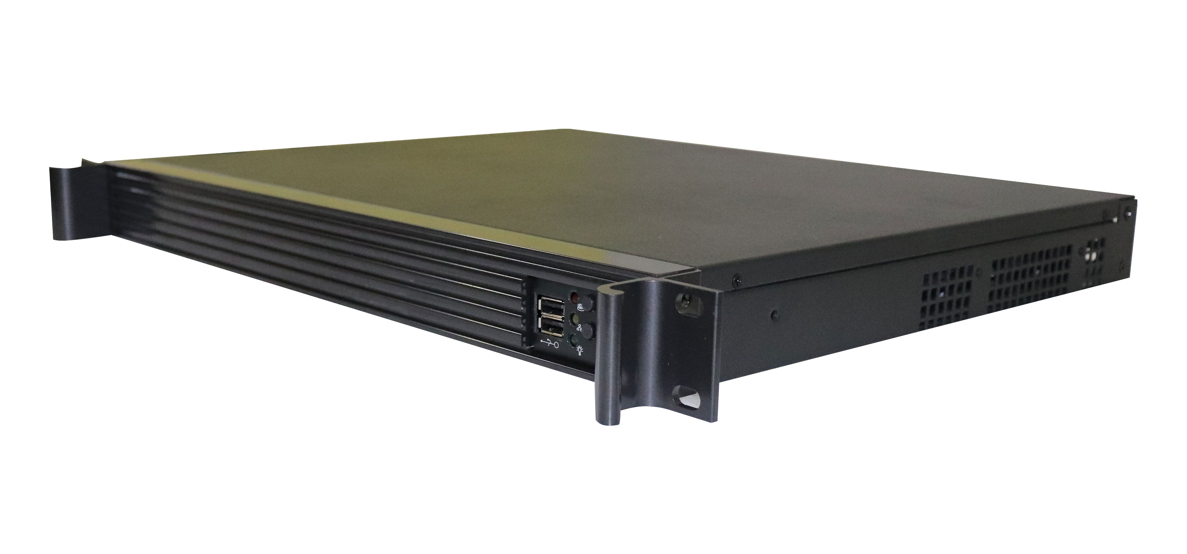 1U Rackmount Server Compact Case with PSU & 4 SATA | e-Netdata